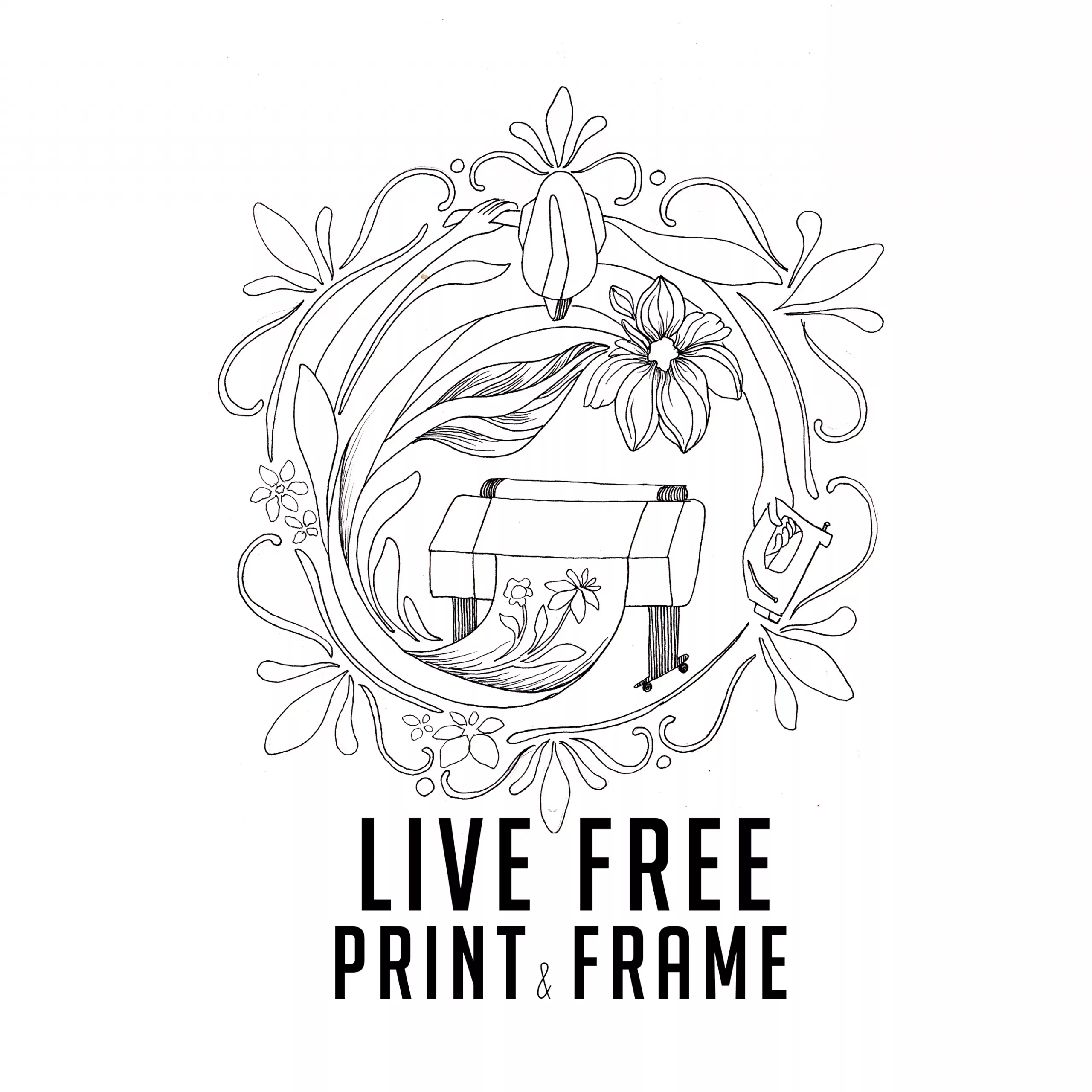 Homepage - Live Free Print & Frame